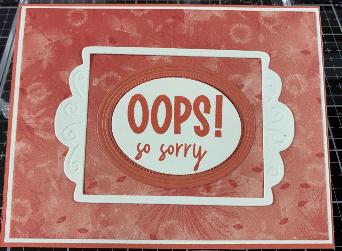 Amazing Phrasing - Oops! So Sorry - Stamp Me Silly